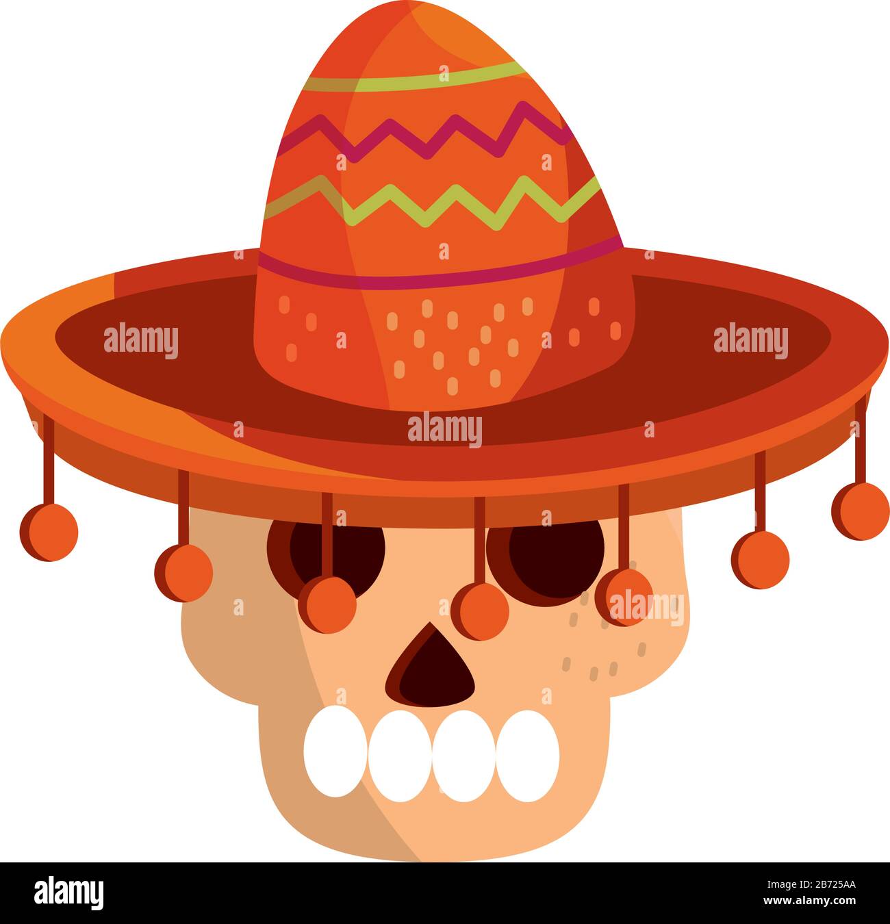 Day dead illustration skull mariachi Stock Vector Images - Alamy