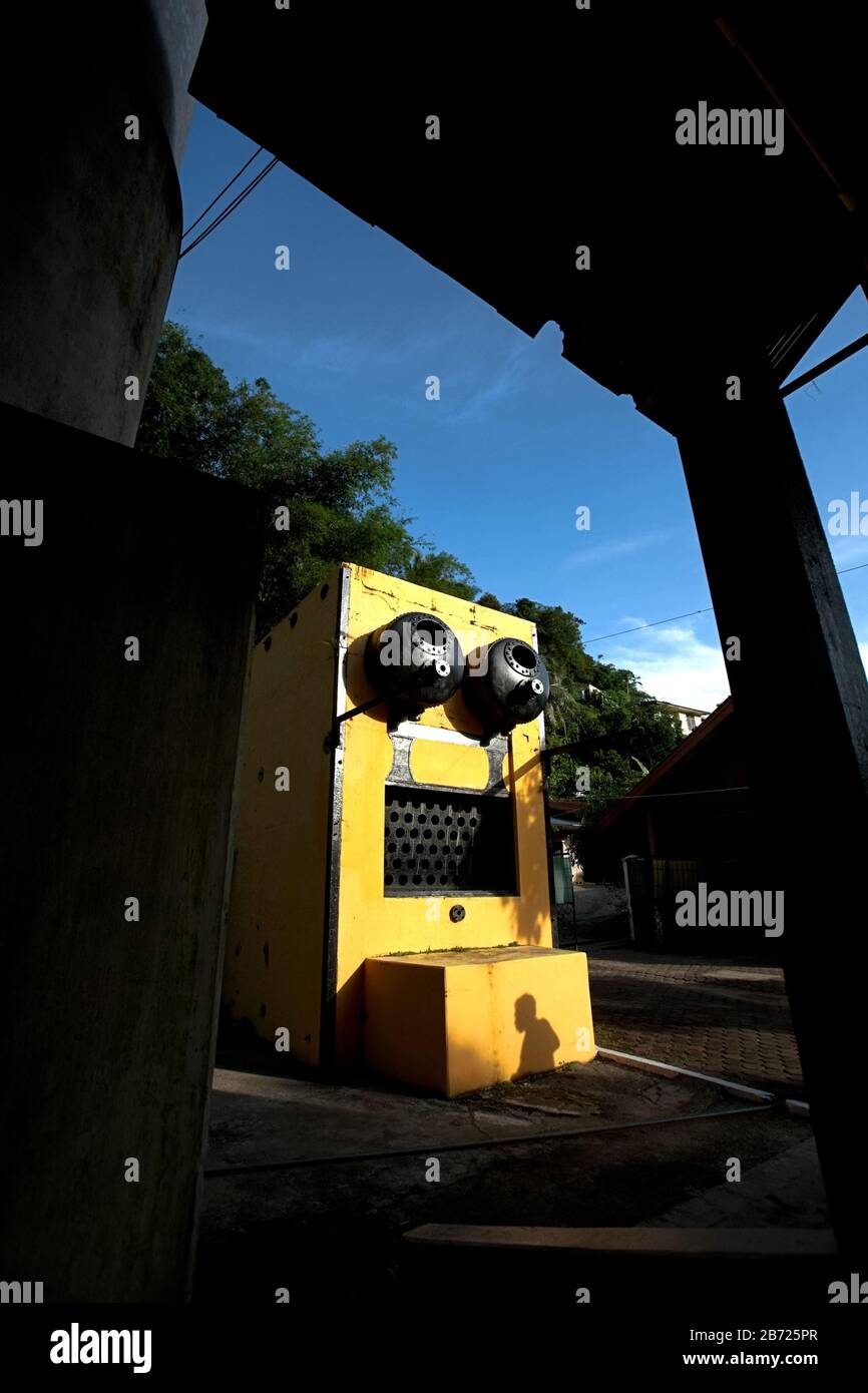 Coal-fired steam generator used for cooking during colonial coal mining ...