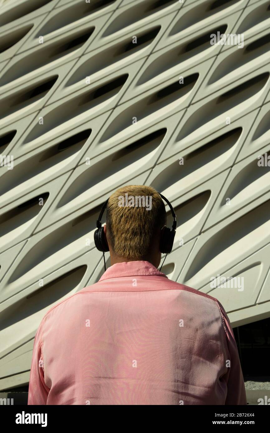 The Broad museum, Downtown Los Angeles, California, United States of ...