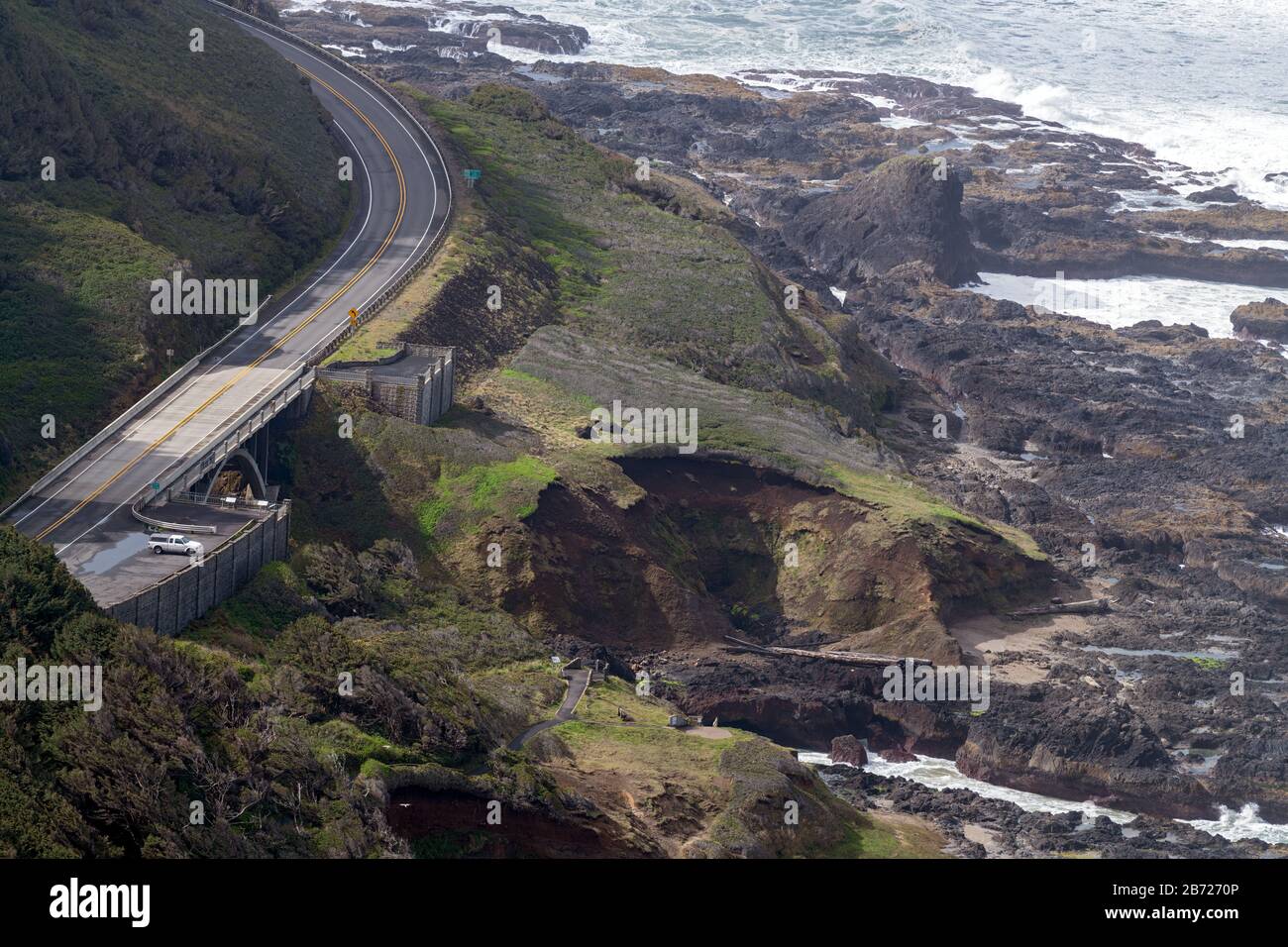Highway 101 Oregon Coast High Resolution Stock Photography and Images ...
