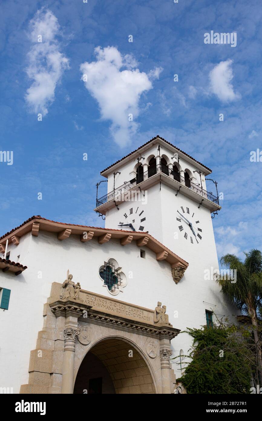 Santa Barbara Courthouse Stock Photo - Alamy