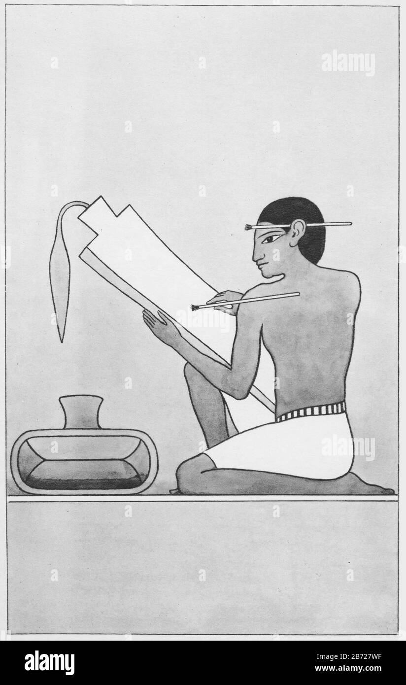 Egyptian writing tools hi-res stock photography and images - Alamy