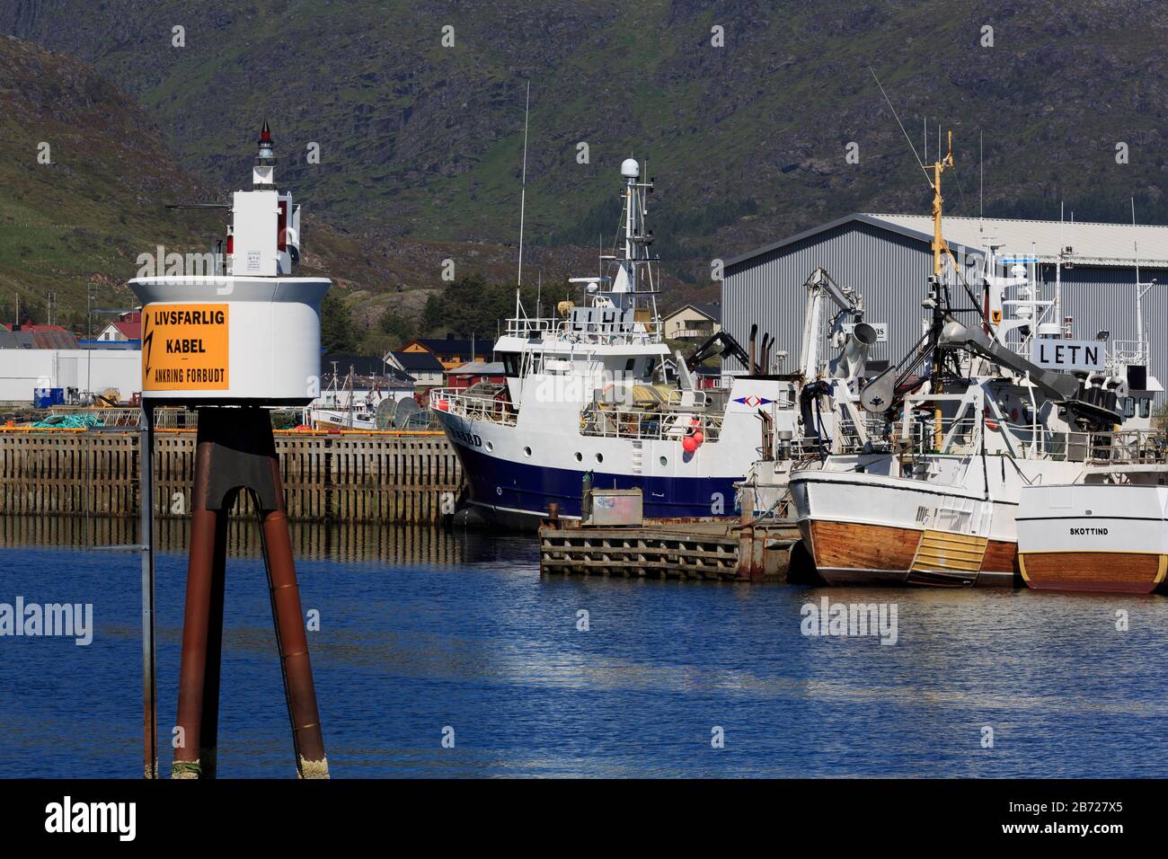 Ballstad Fishing Village, Lofoten Islands, Nordland County, Norway ...