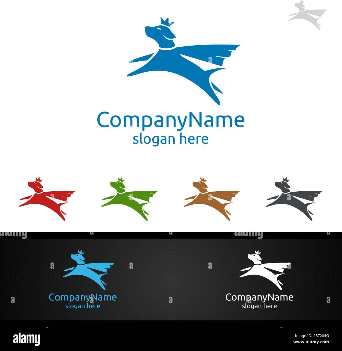Hero Dog Vector Logo for Pet Shop, Veterinary, or Dog Lover Concept ...