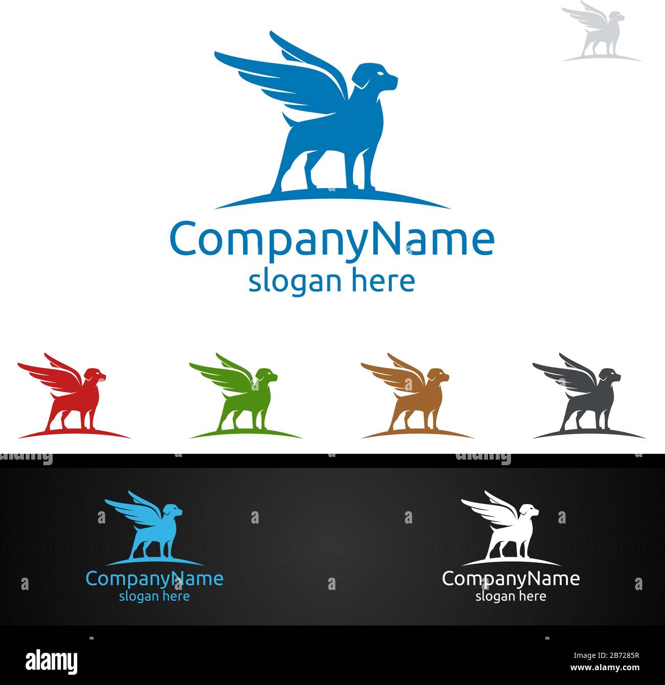 Hero Dog Vector Logo for Pet Shop, Veterinary, or Dog Lover Concept ...