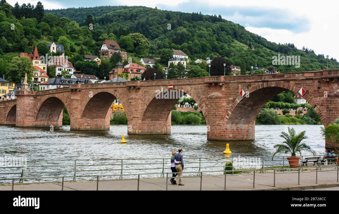 The beautiful river that flows through Heidelberg is a wonderful place ...