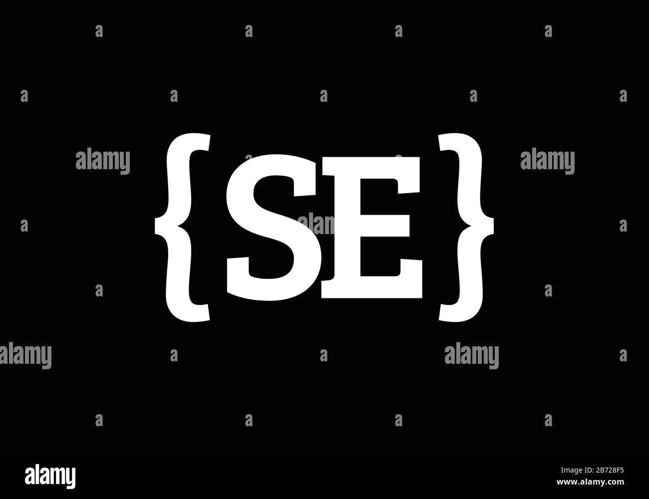 S E, SE Initial Letter Logo design vector template, Graphic Alphabet ...