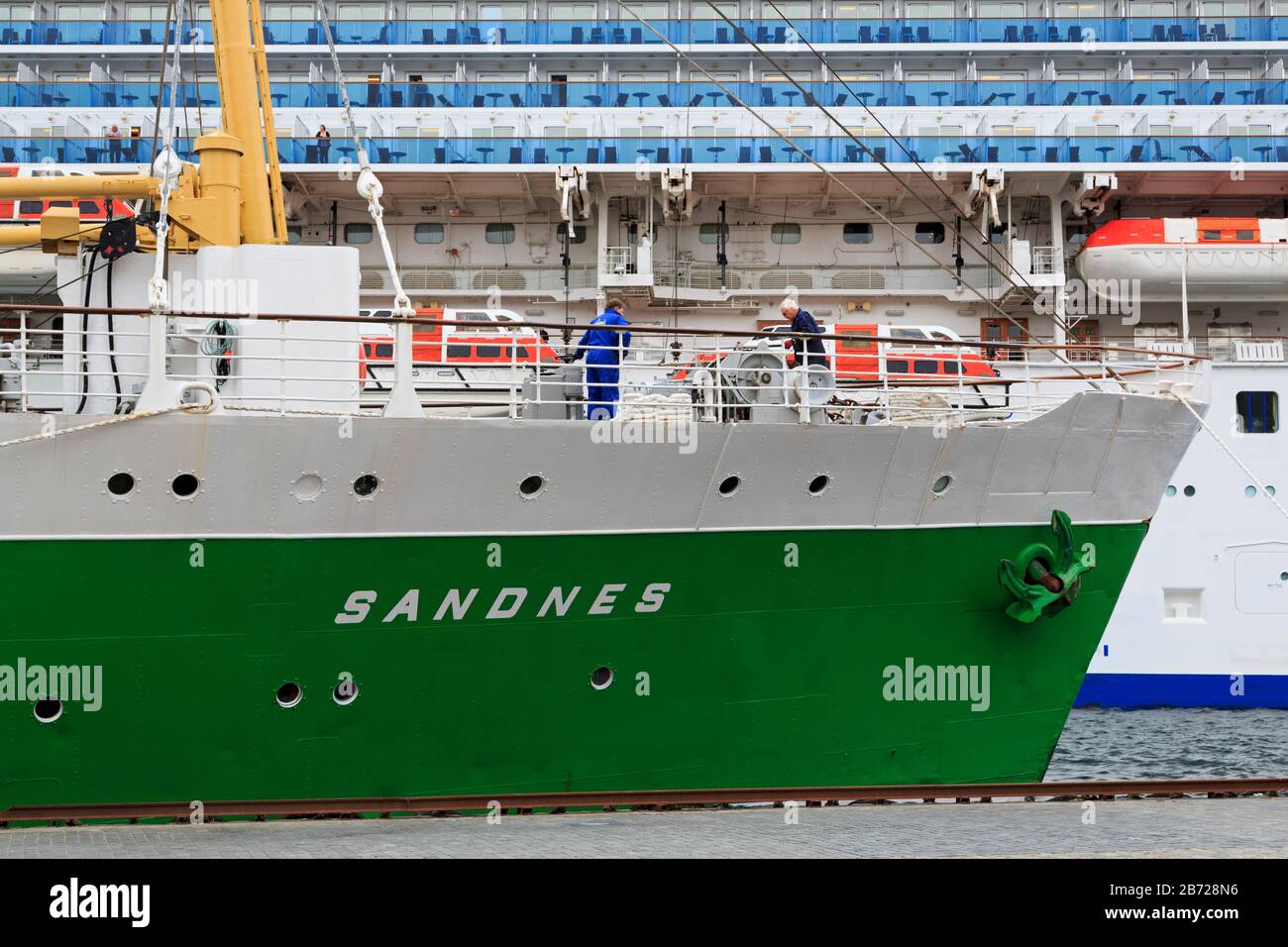 Historic ship Sandnes, Stavanger City, Ragoland County, Norway Stock ...