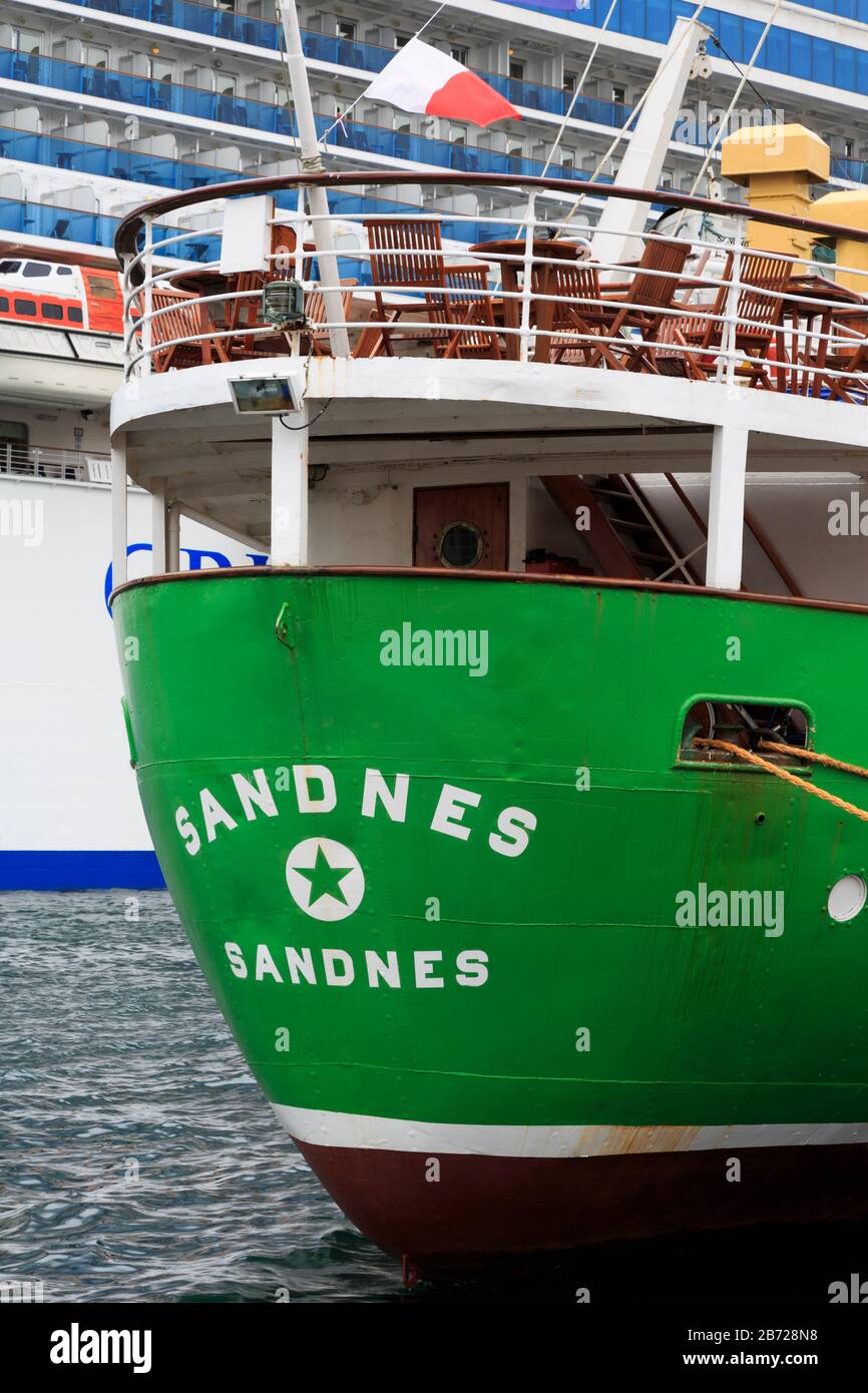 Historic ship Sandnes, Stavanger City, Ragoland County, Norway Stock ...