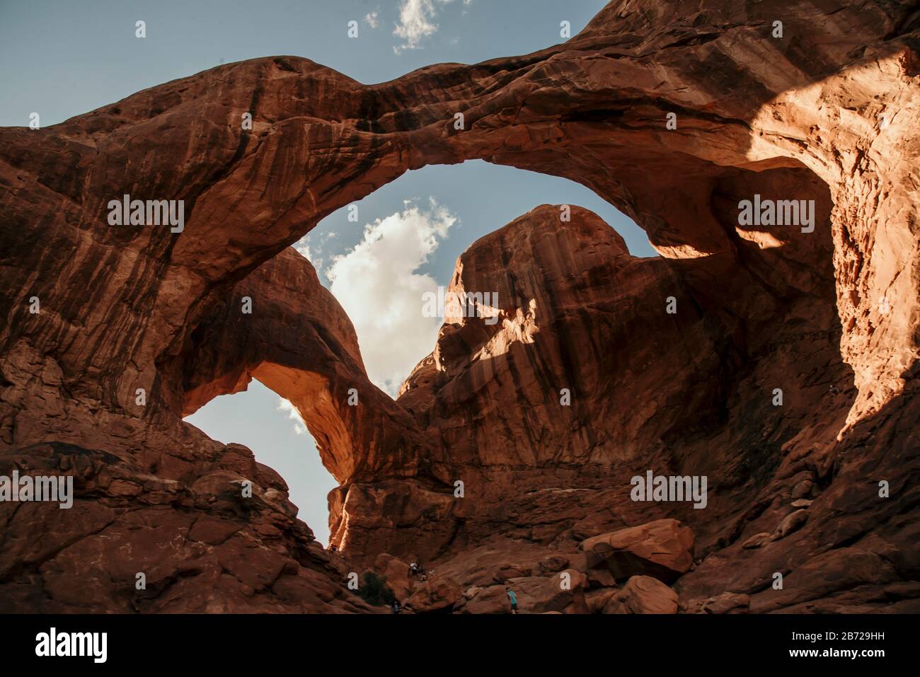Double arch rock formation hi-res stock photography and images - Alamy