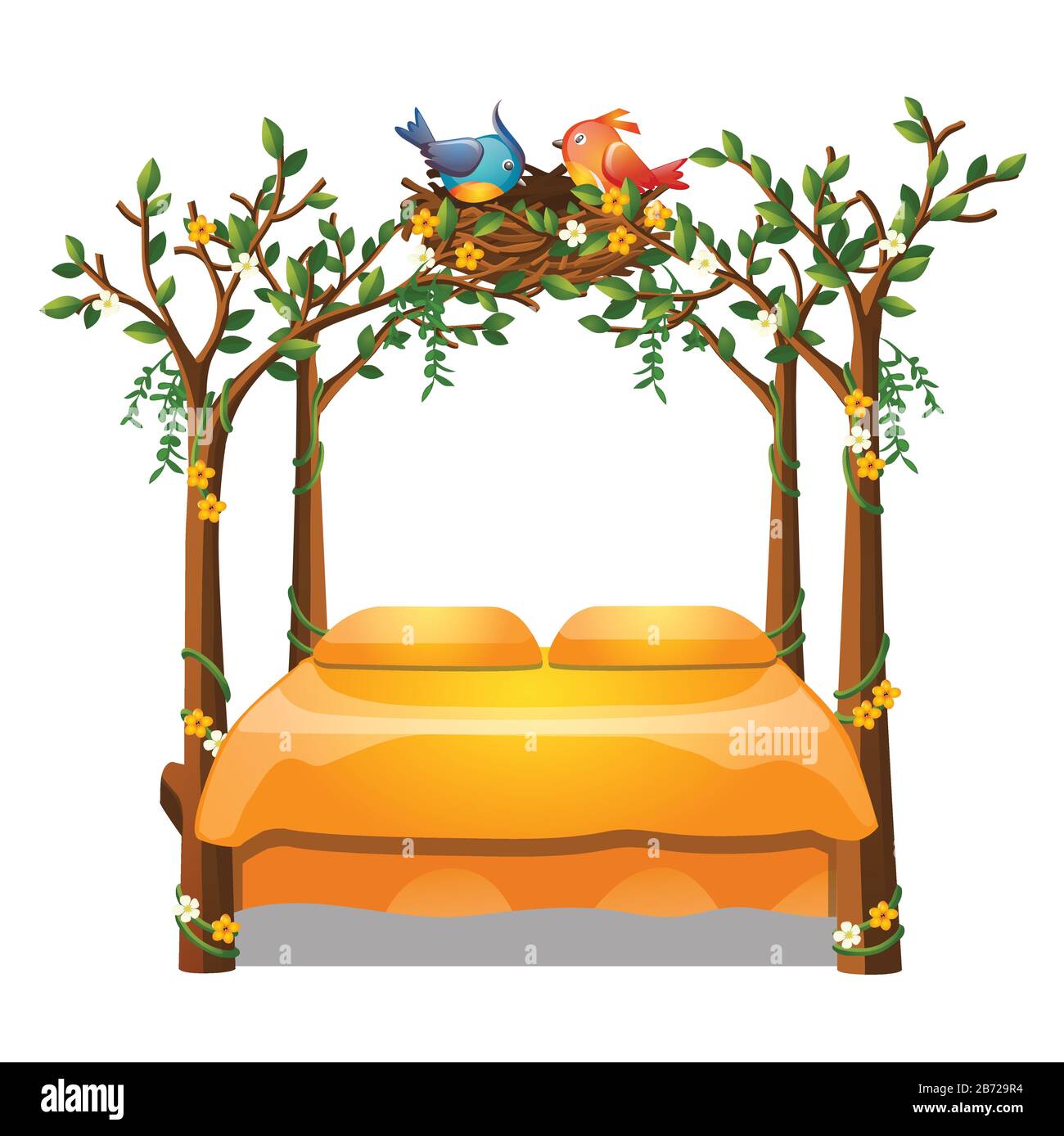 Royal bird's nest Stock Vector Images - Alamy