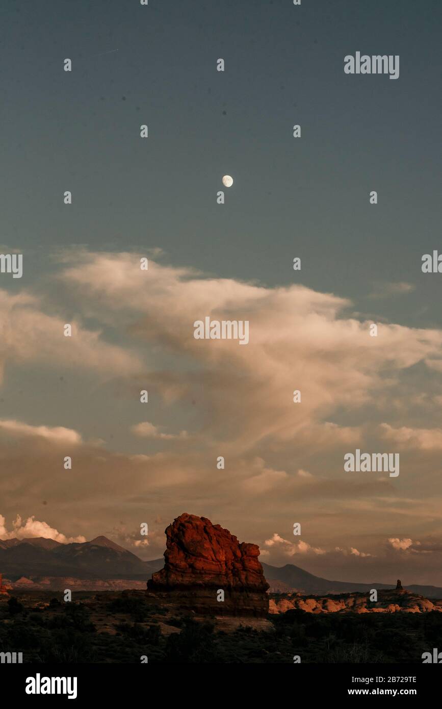 The beautiful scenery in Moab Utah Stock Photo - Alamy