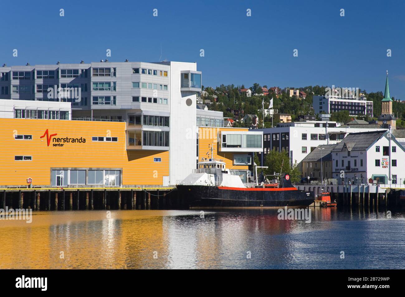 Nerstranda Center, Tromso City, Troms County, Norway, Scandinavia Stock ...