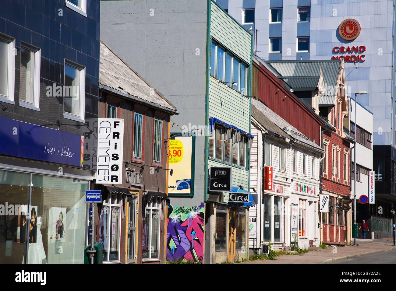 Tromso street hi-res stock photography and images - Alamy