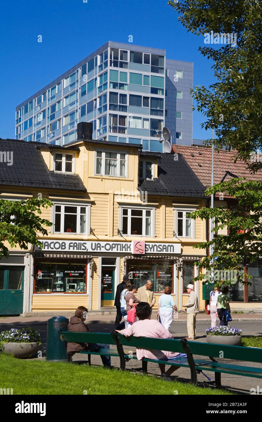 Storgata Street, Tromso City, Troms County, Norway, Scandinavia Stock ...