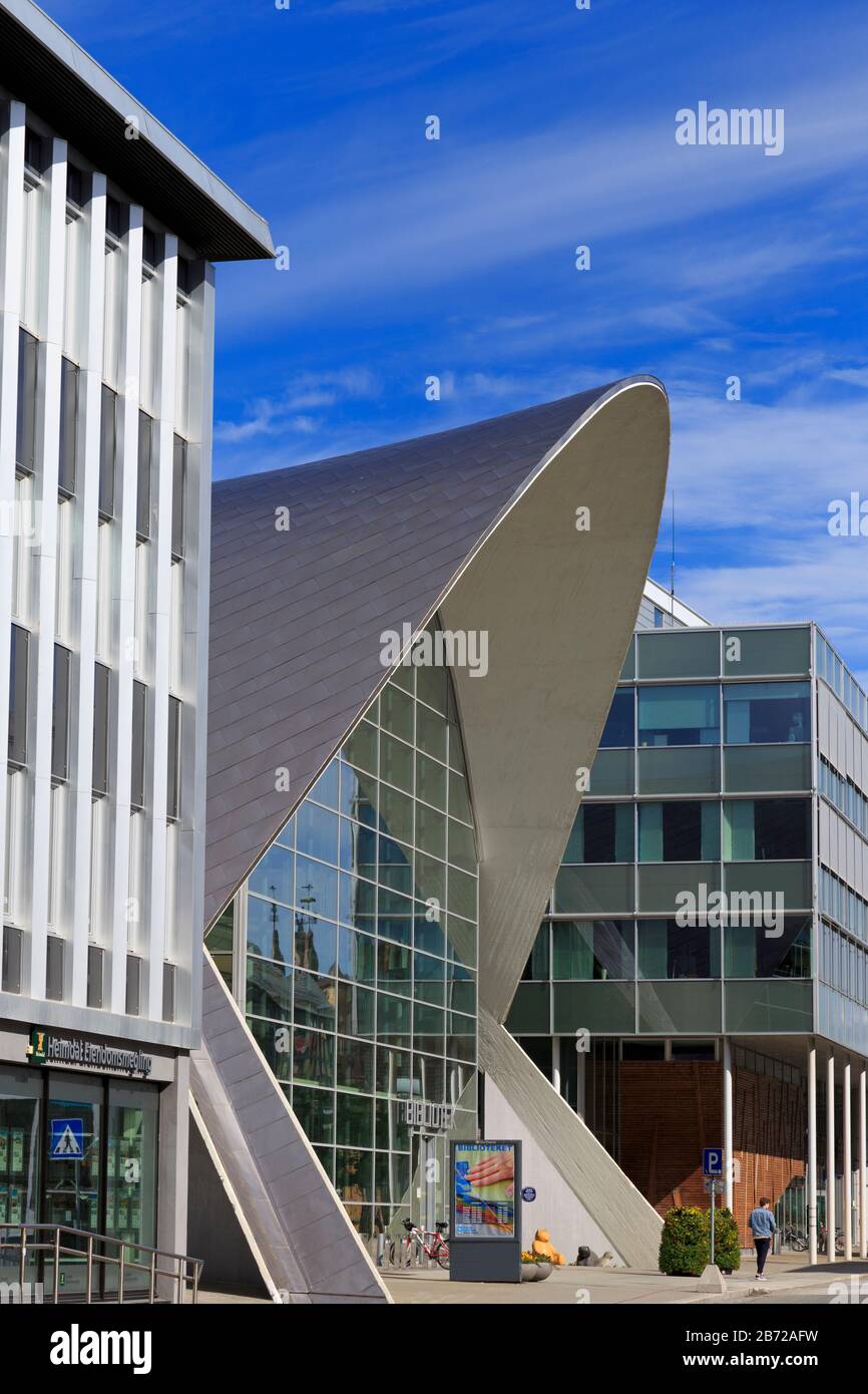 Public Library, Tromso City, Tromsoya Island, Troms County, Norway ...