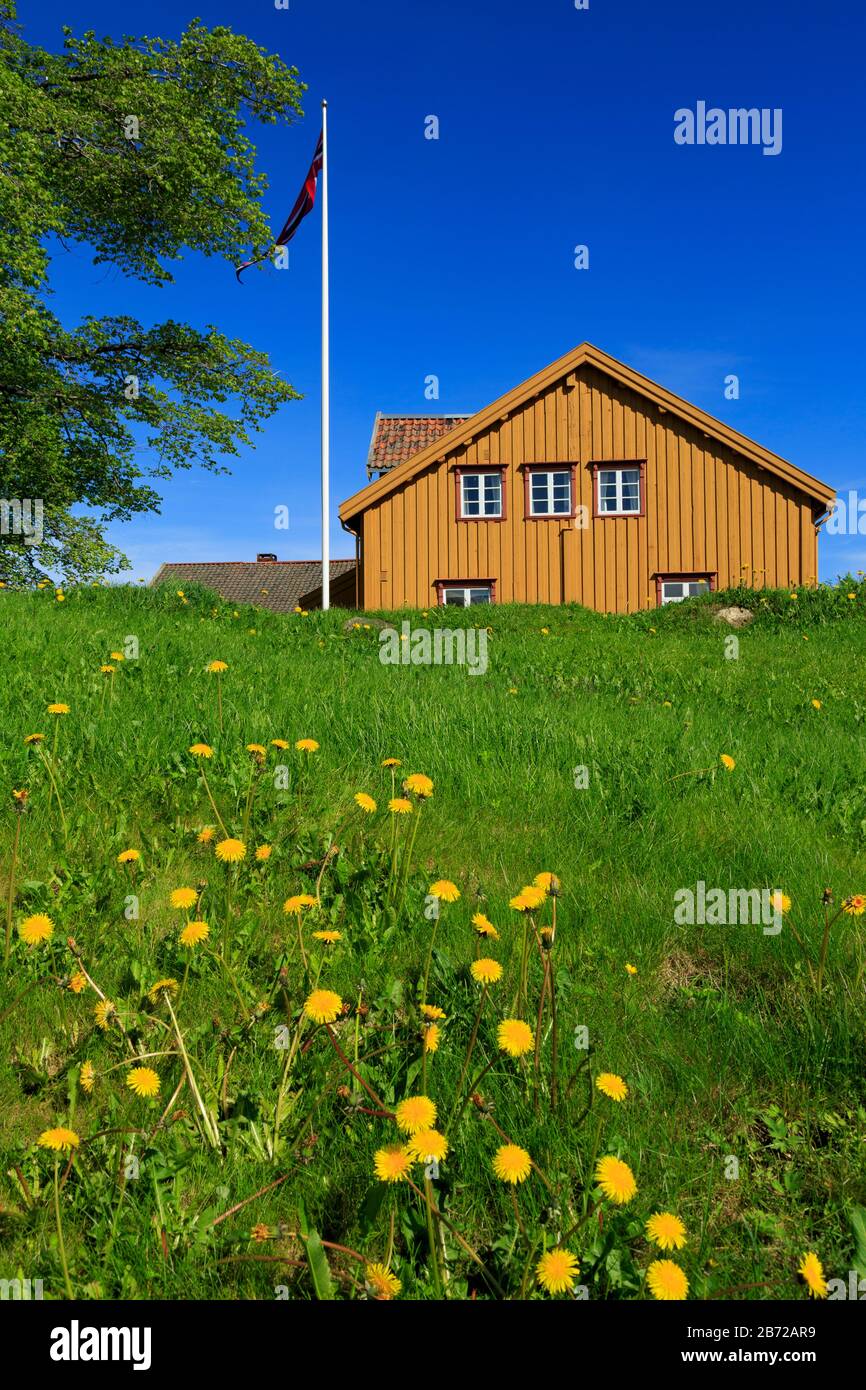 Historic Skansen, Tromso City, Tromsoya Island, Troms County, Norway ...