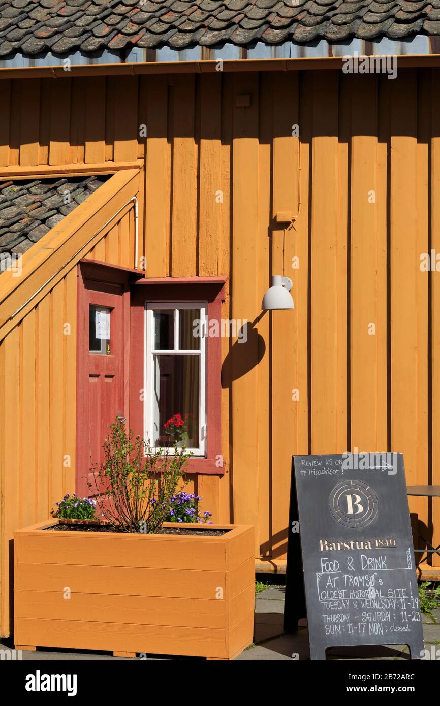 Historic Skansen, Tromso City, Tromsoya Island, Troms County, Norway ...