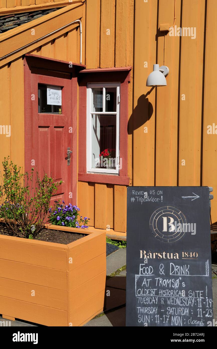 Historic Skansen, Tromso City, Tromsoya Island, Troms County, Norway ...