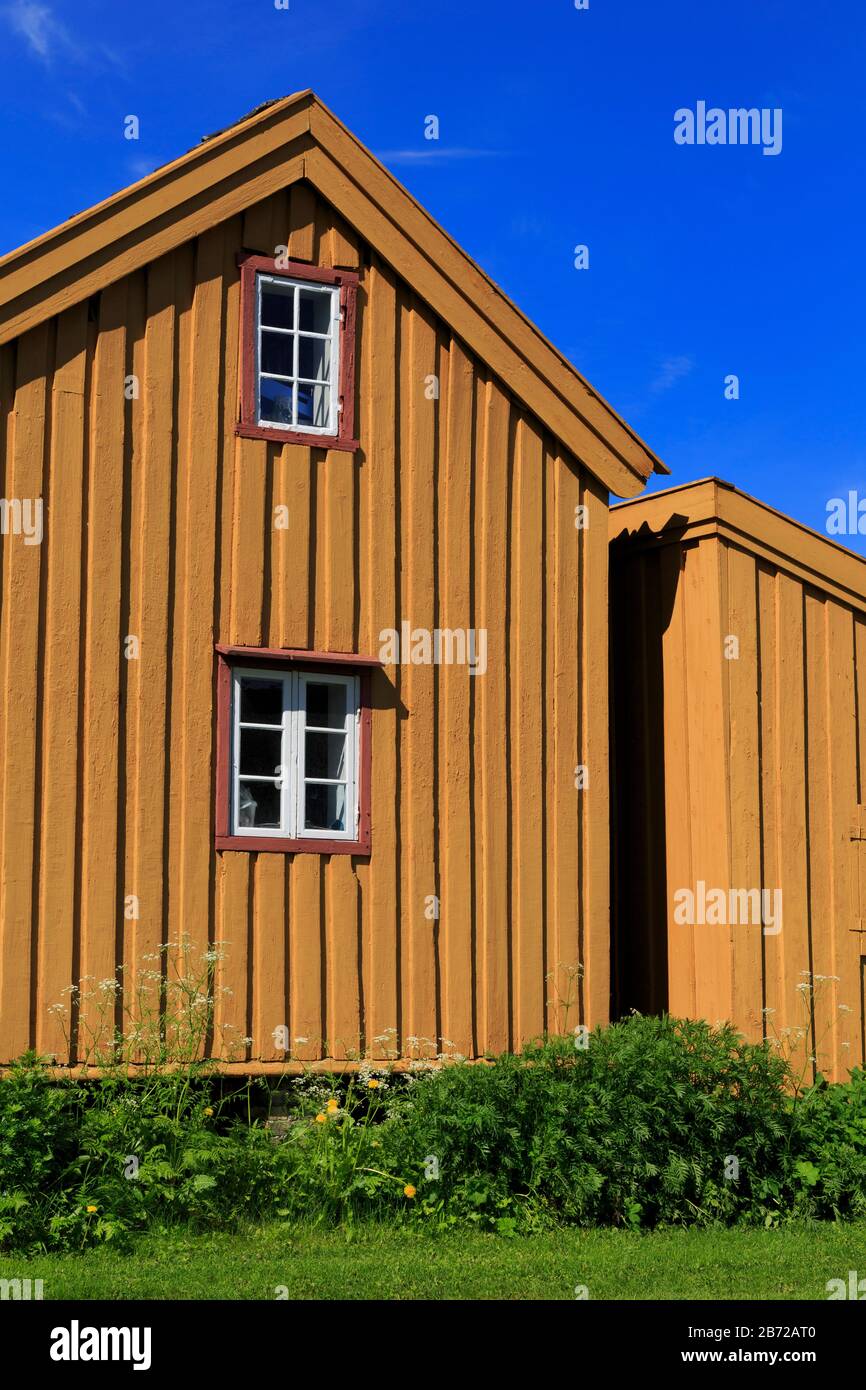Historic Skansen, Tromso City, Tromsoya Island, Troms County, Norway ...