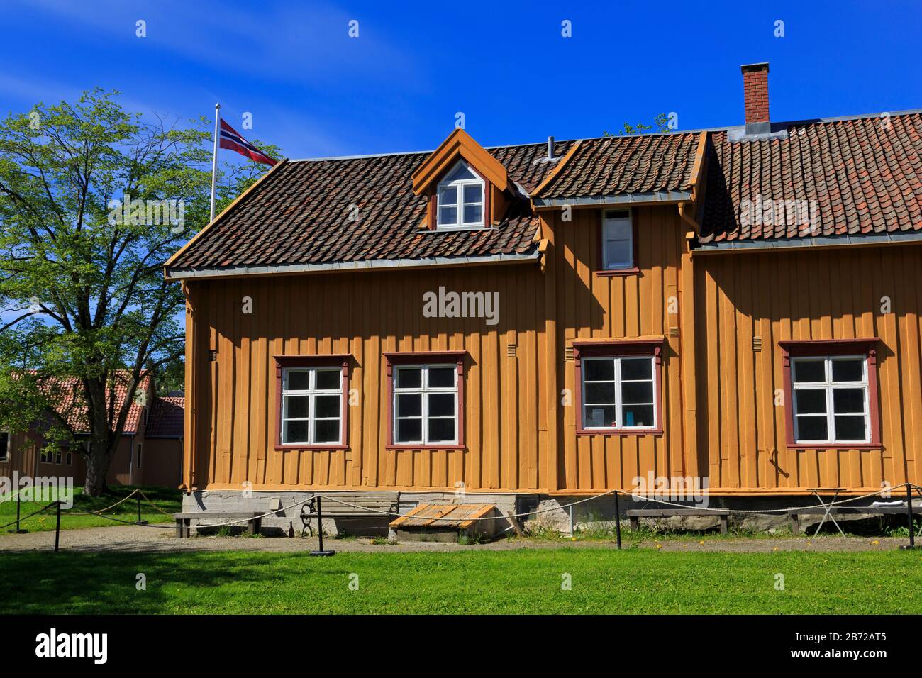Historic Skansen, Tromso City, Tromsoya Island, Troms County, Norway ...