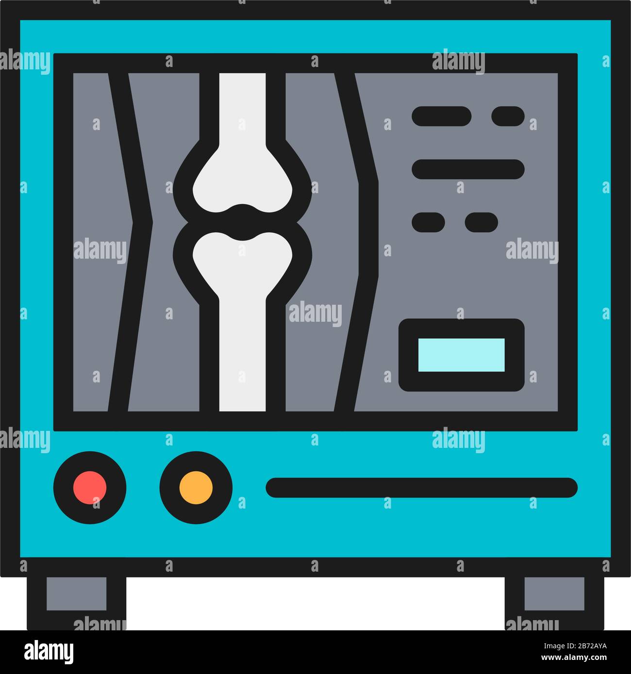 Radiology color line icon Stock Vector Images - Alamy