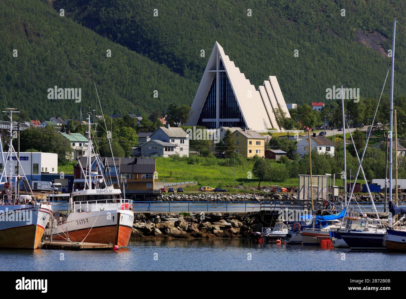 Arctic Cathedral, Tromso City, Tromsoya Island, Troms County, Norway ...