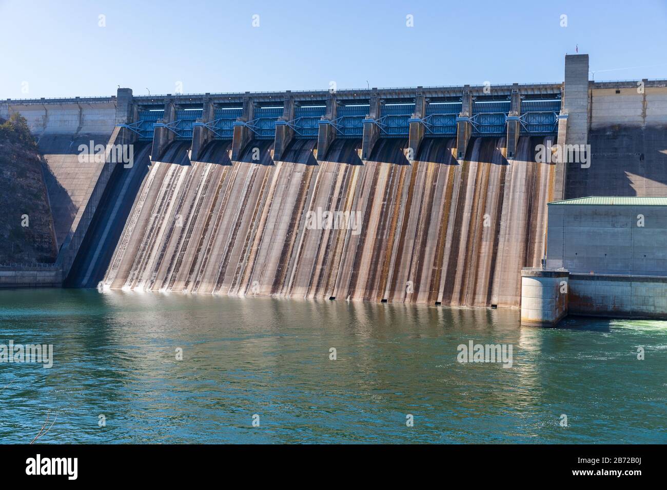 Branson, MO / USA - March 10, 2020: Table Rock Dam on the White River, completed in 1958 by the ...