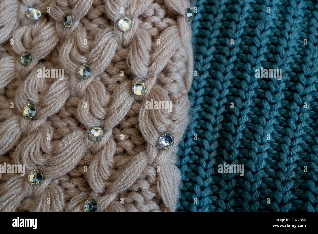 Abstract knit cotton wool backgrounds Stock Photo - Alamy