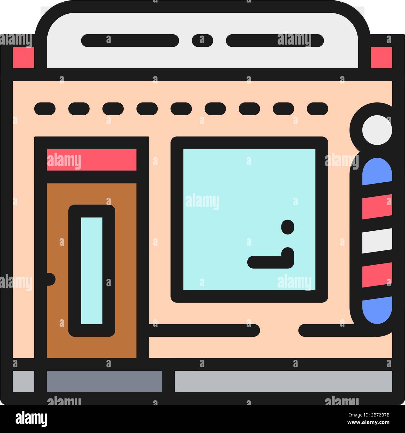 Salon architecture Cut Out Stock Images & Pictures - Alamy