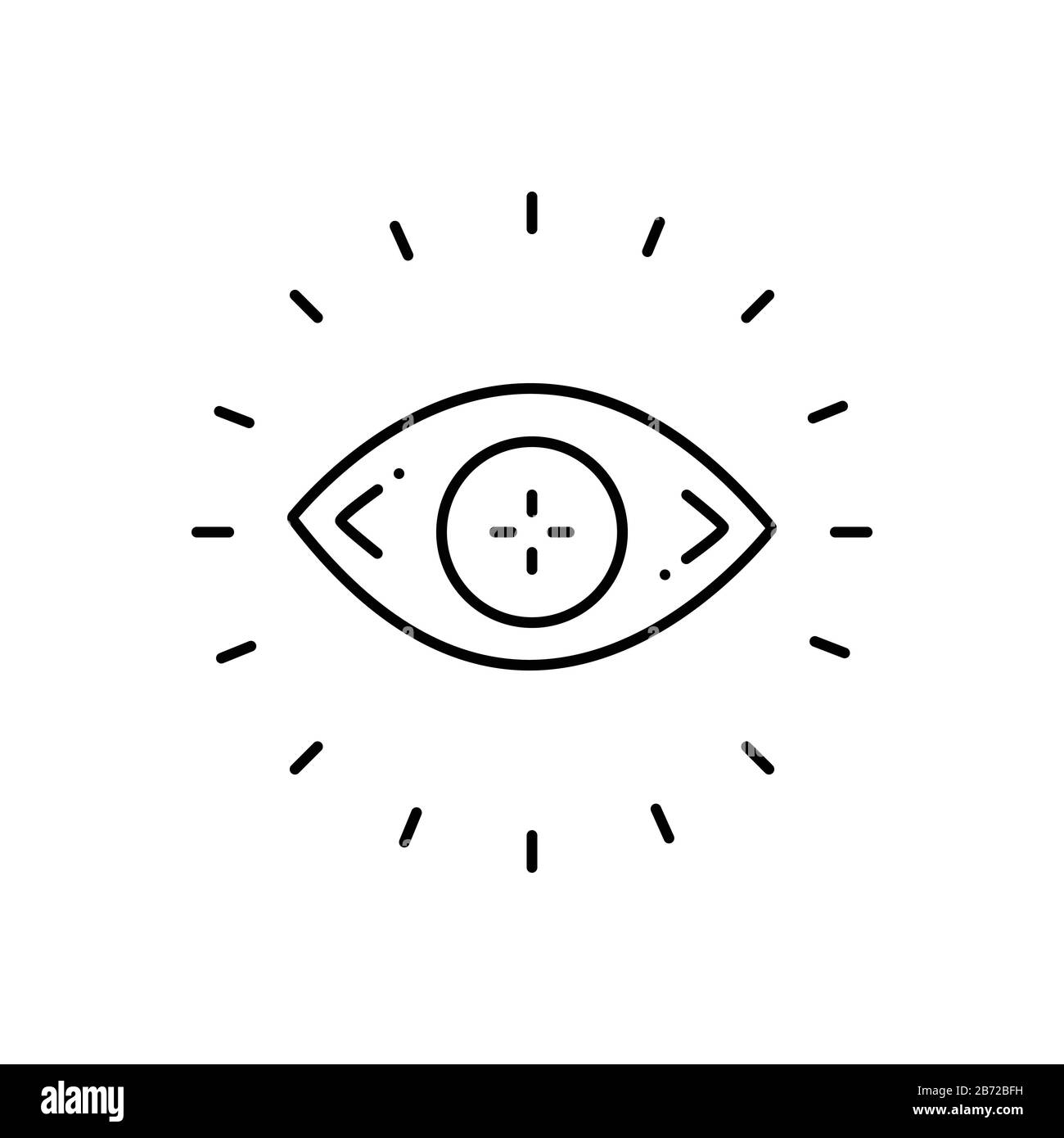 Eyesight icon hi-res stock photography and images - Alamy