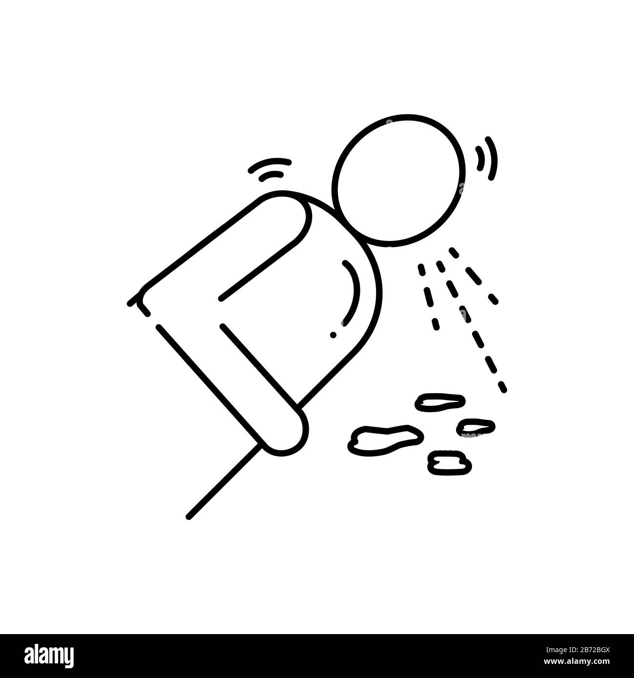 Vomiting vector vectors hi-res stock photography and images - Alamy