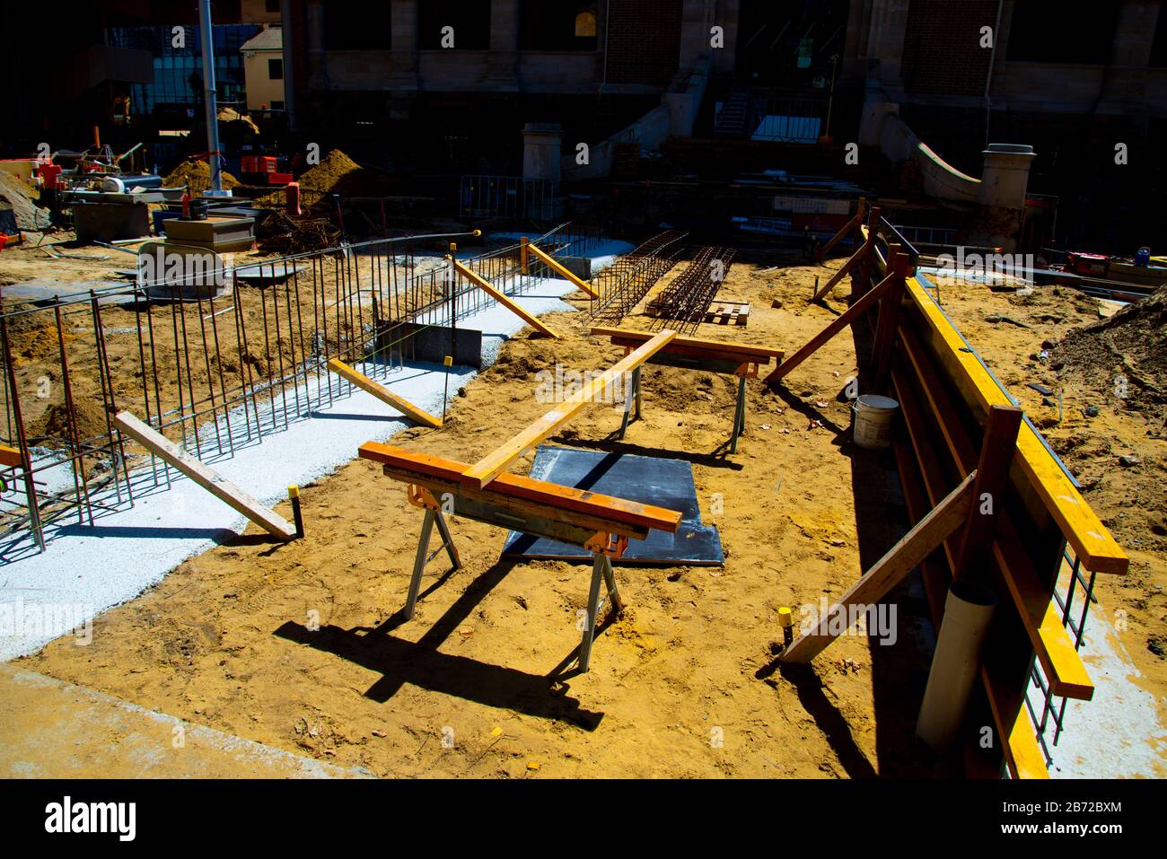 Construction Site in the City Stock Photo - Alamy