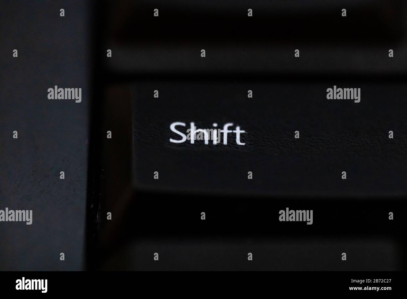 Close up photo of keys on a computer keyboard Stock Photo - Alamy