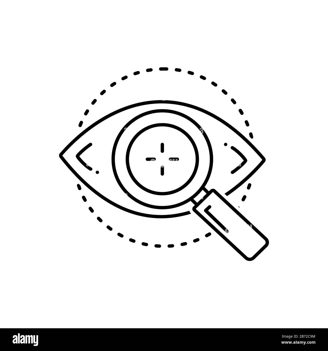 Eye Test Icon High Resolution Stock Photography and Images - Alamy
