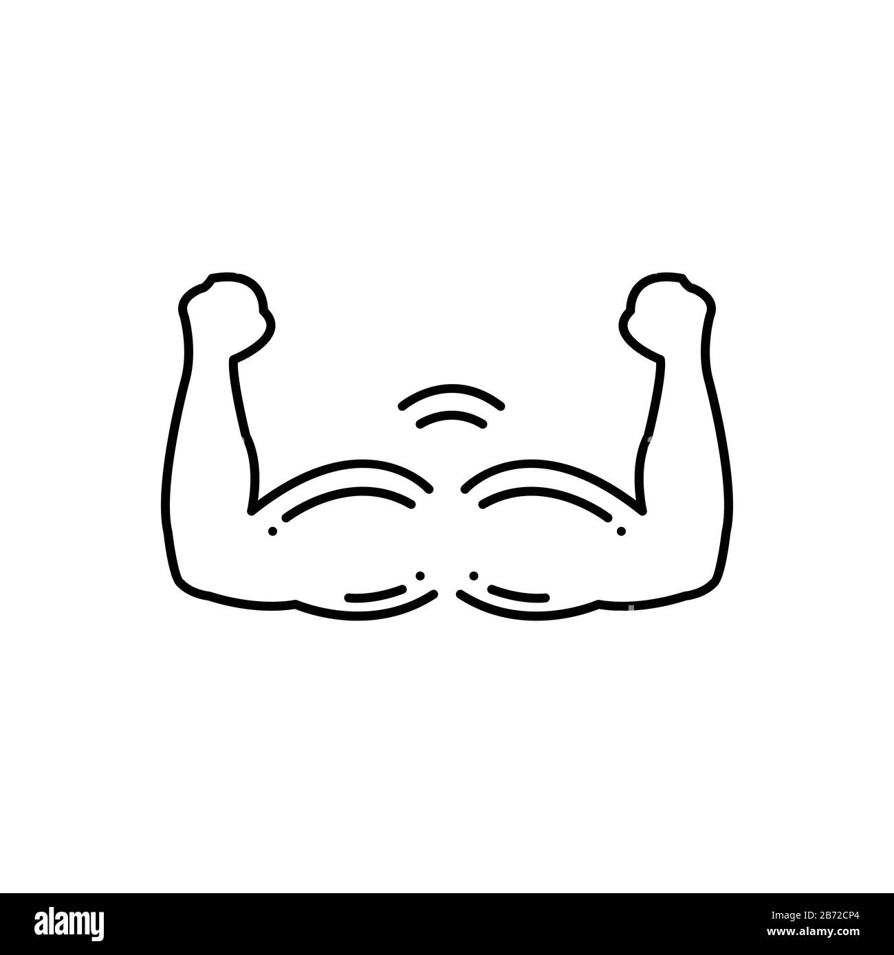 Muscle growth icon Stock Vector Image & Art - Alamy