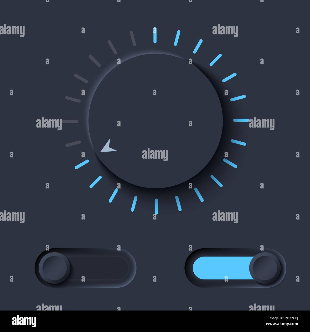 Neumorph UI kit Stock Vector Image & Art - Alamy