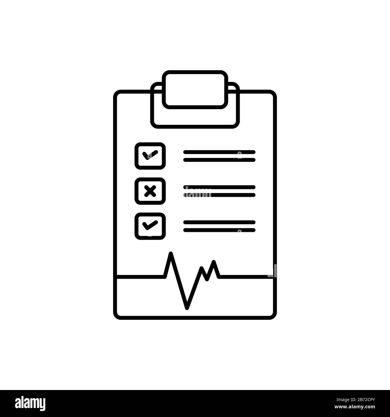 Health report icon Stock Vector Image & Art - Alamy