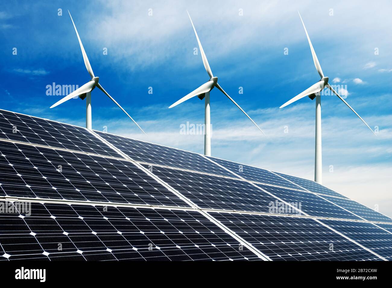 Collage concept wind turbines hi-res stock photography and images - Alamy