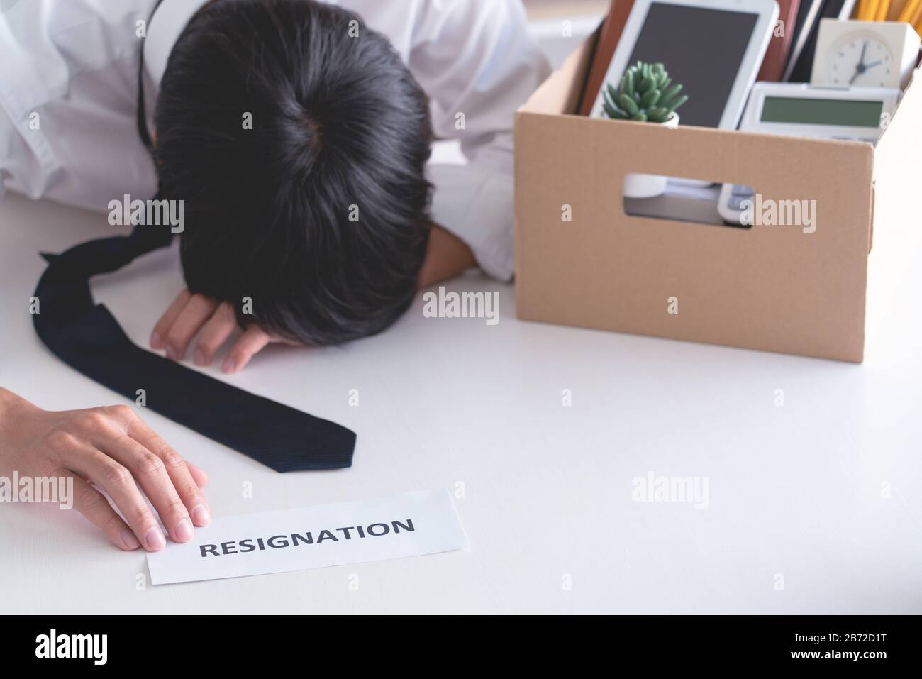 Employees who intend to quit work with resignation letters for quit or ...