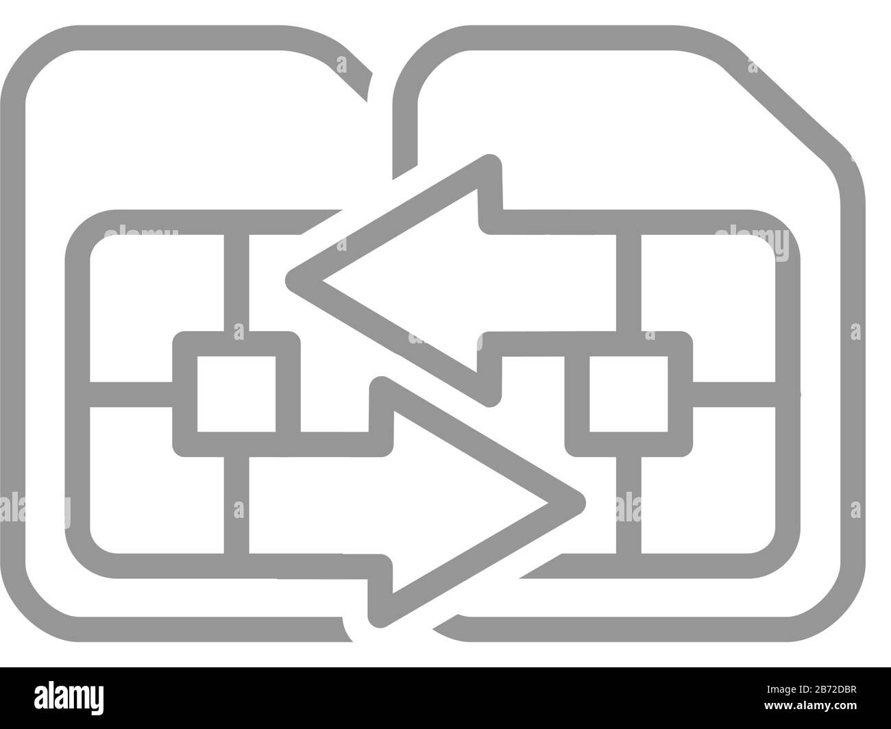 Sim cards Stock Vector Images - Alamy