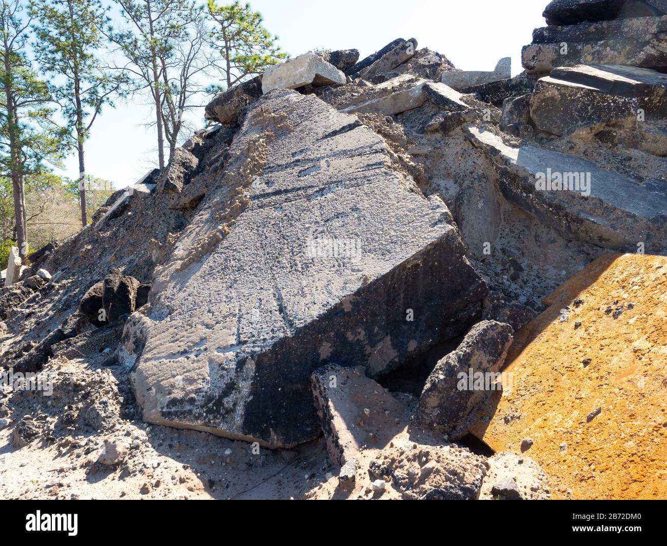 Cross section of concrete pavement hi-res stock photography and images ...