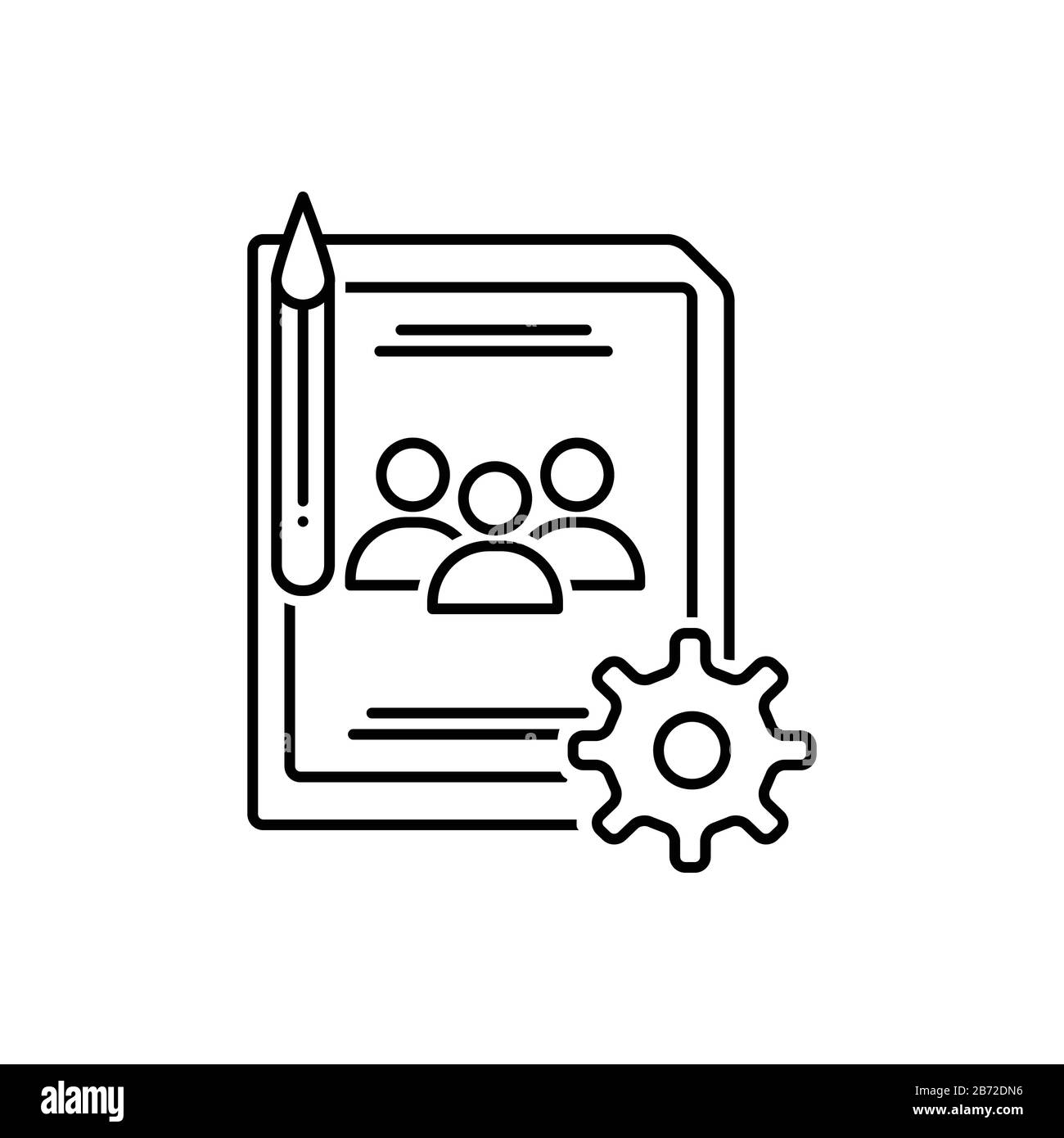 Blog Management icon Stock Vector Image & Art - Alamy