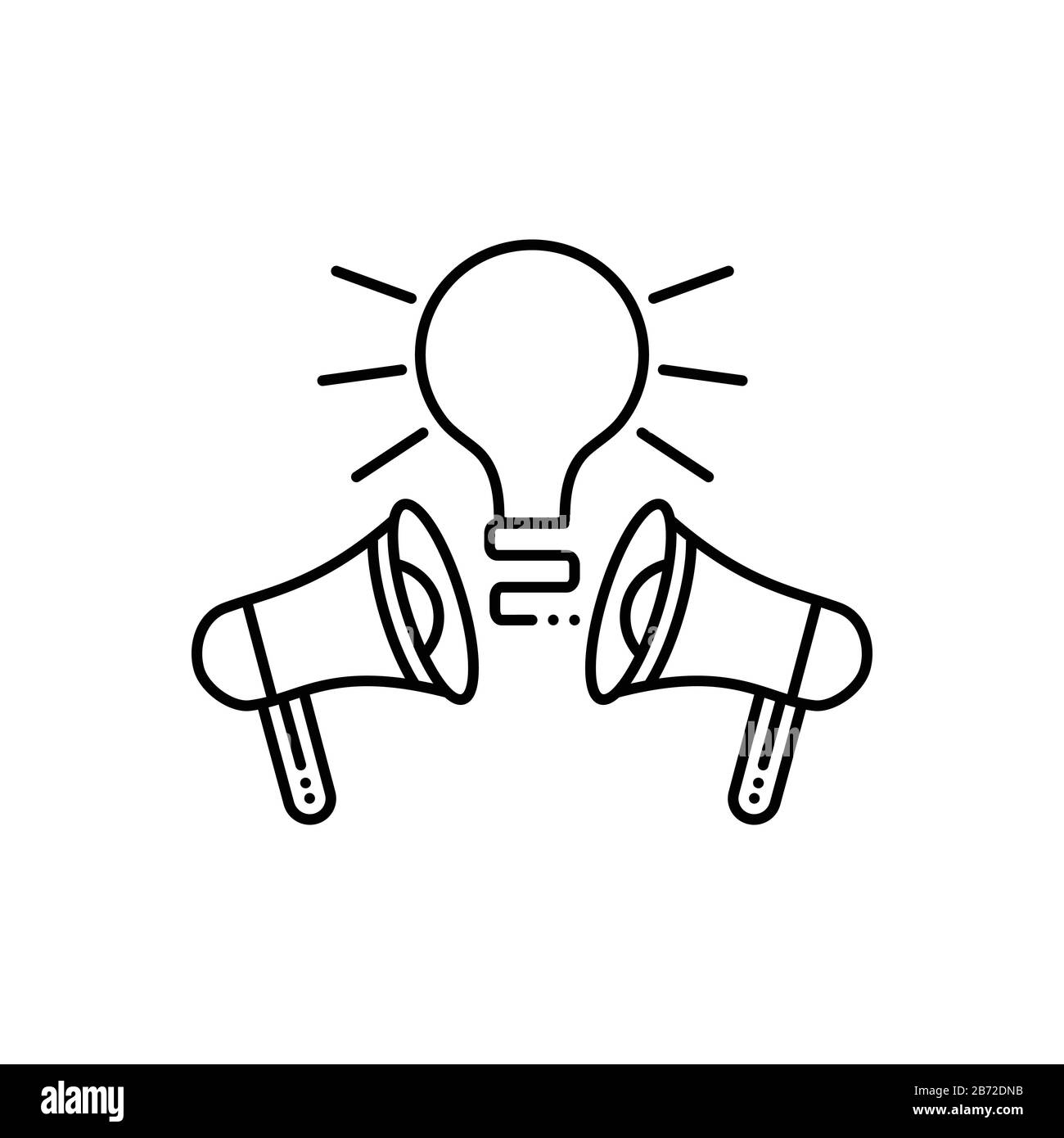 Marketing Solution icon Stock Vector Image & Art - Alamy