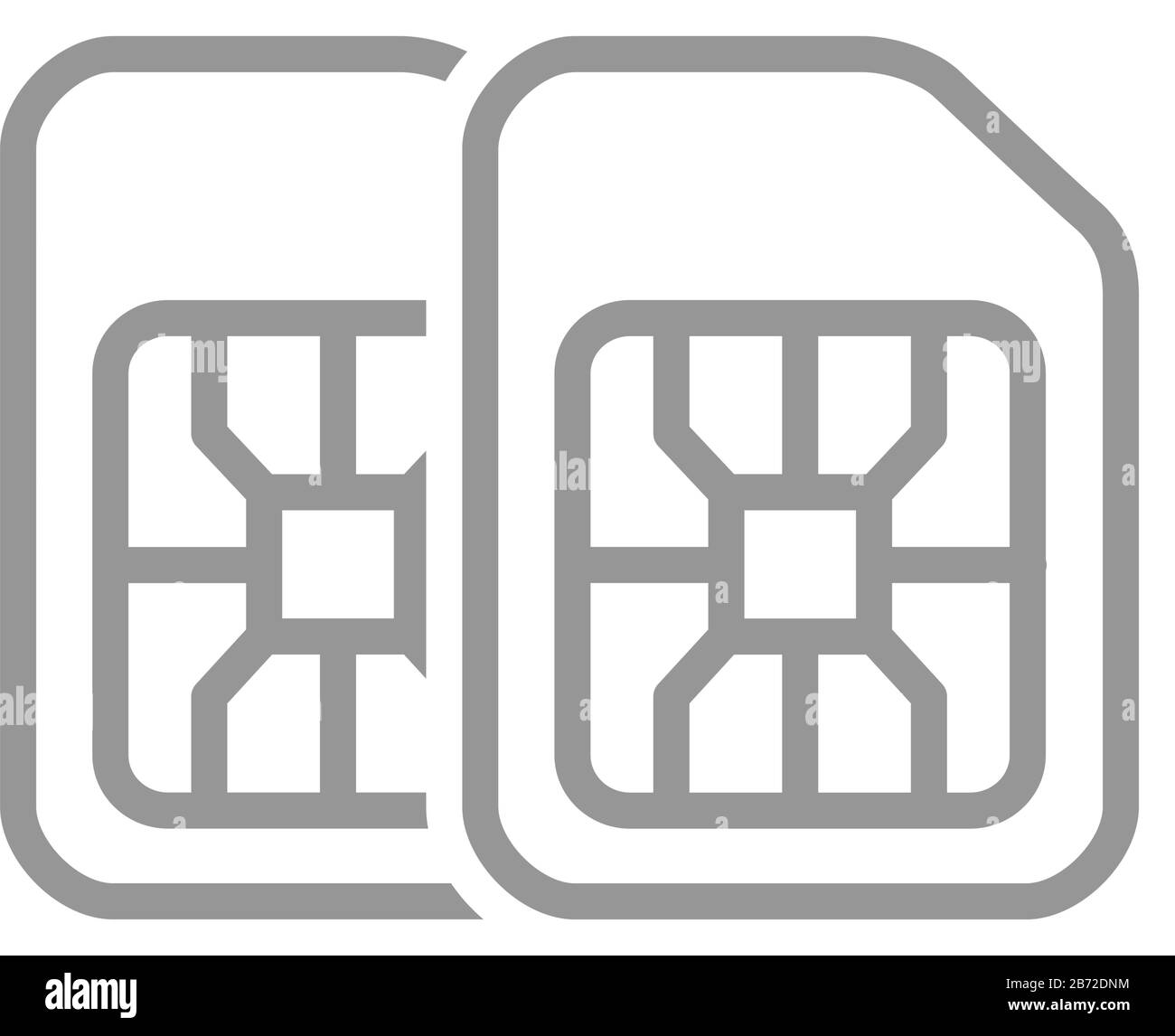 Chip dual Stock Vector Images - Alamy