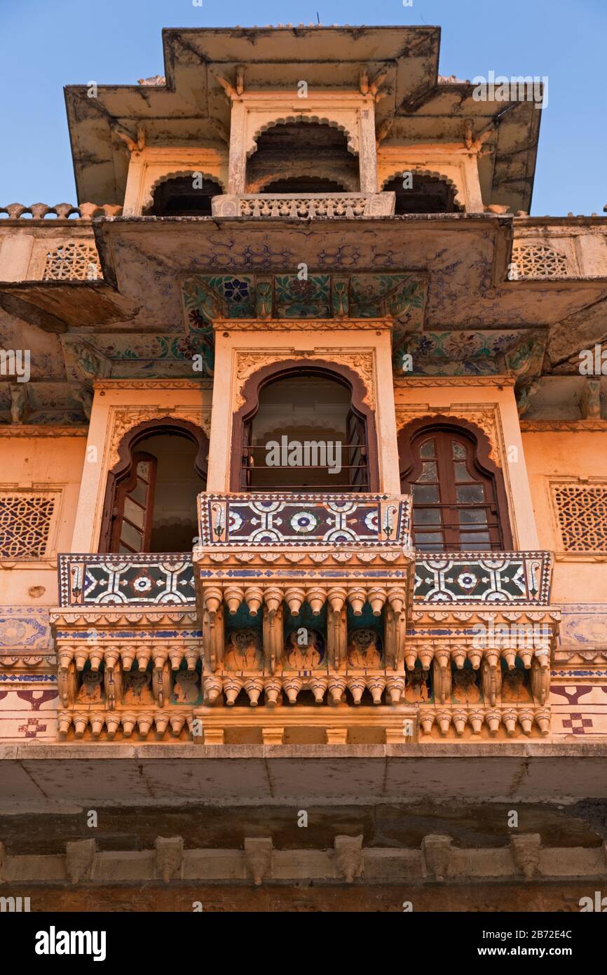 Bagore-ki-Haveli at Gangaur Ghat Udaipur Rajasthan India Stock Photo ...