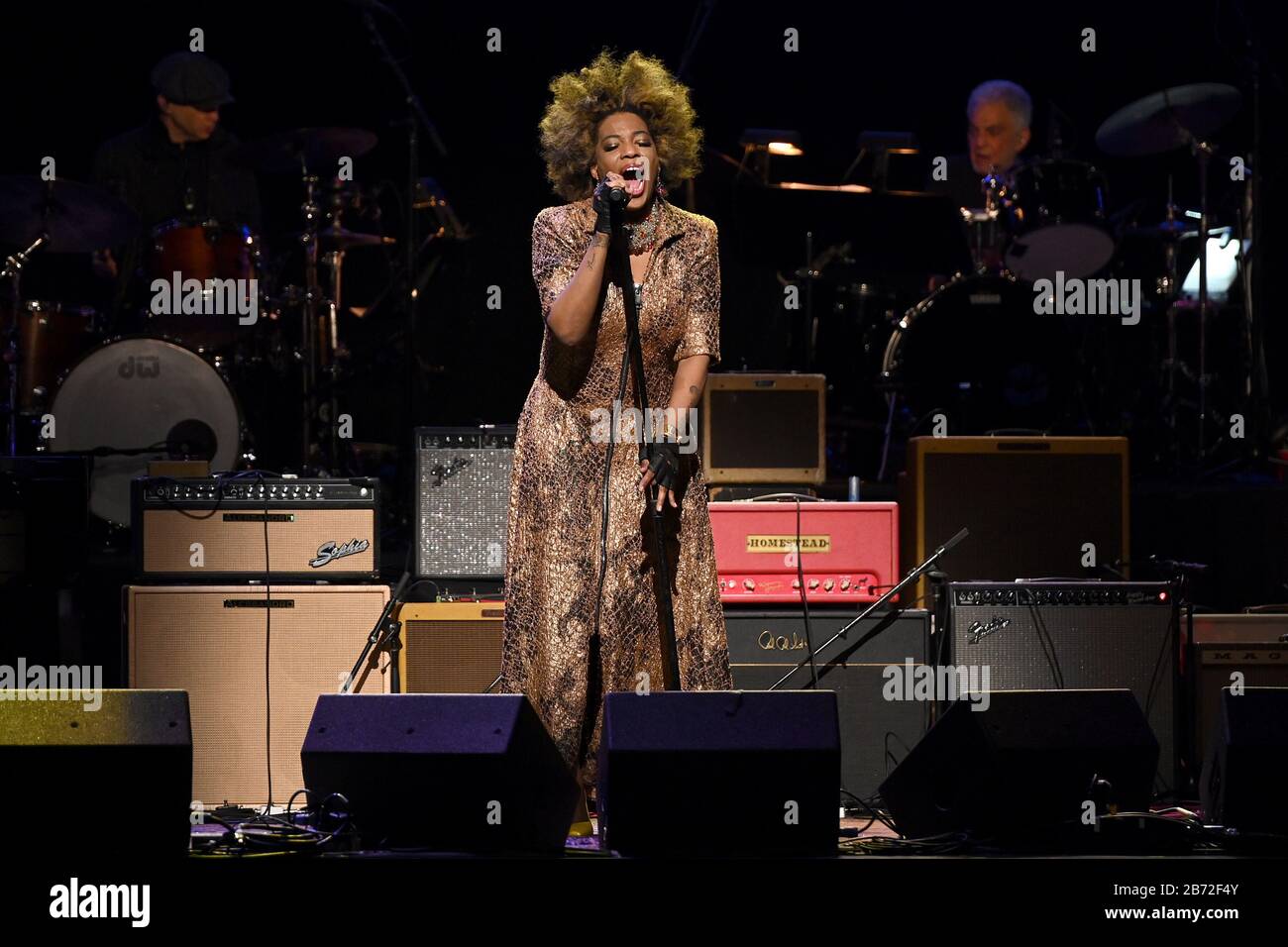 New York, USA. 12th Mar, 2020. Macy Gray performs at The Fourth Annual ...