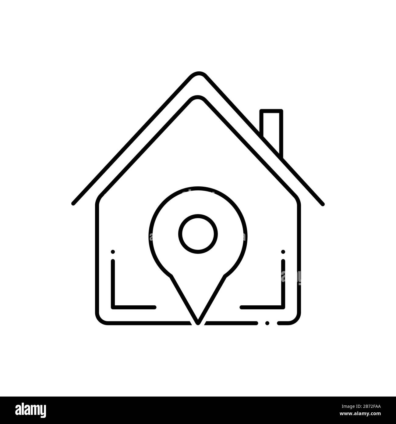 Navigation home icon Stock Vector Image & Art - Alamy