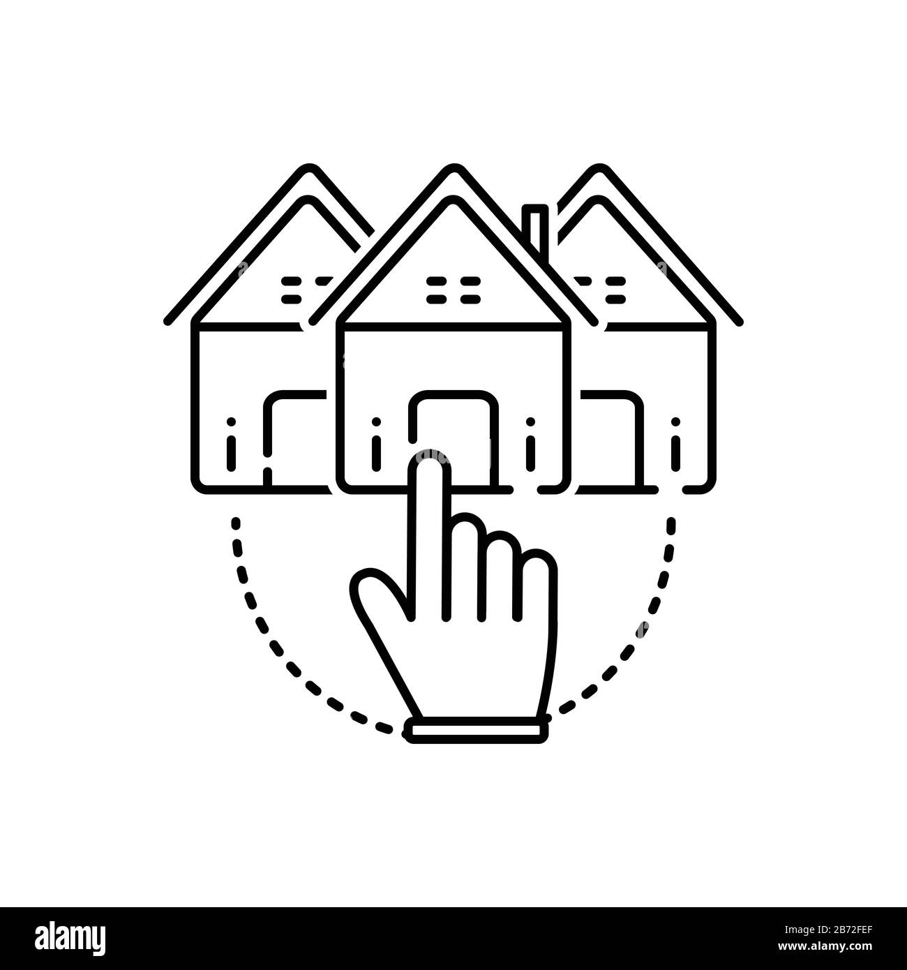 Choose home icon Stock Vector Image & Art - Alamy
