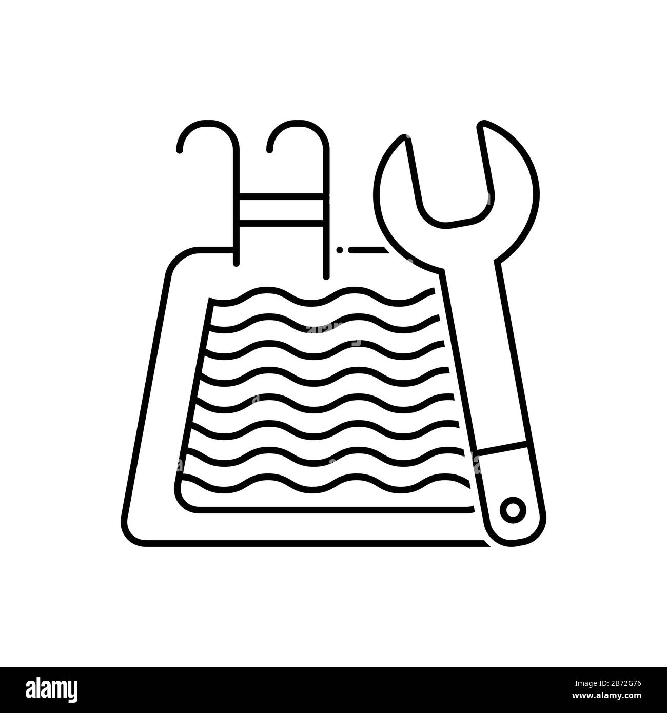 Pool maintenance icon Stock Vector Image & Art - Alamy